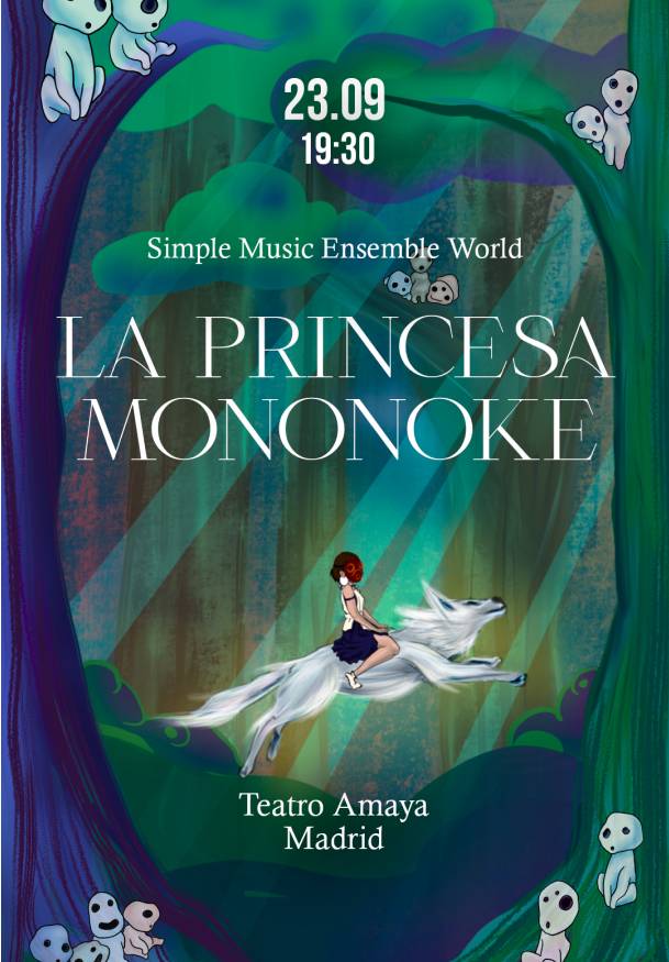 La princesa Mononoke. Simple Music Ensemble World - Teatro Madrid